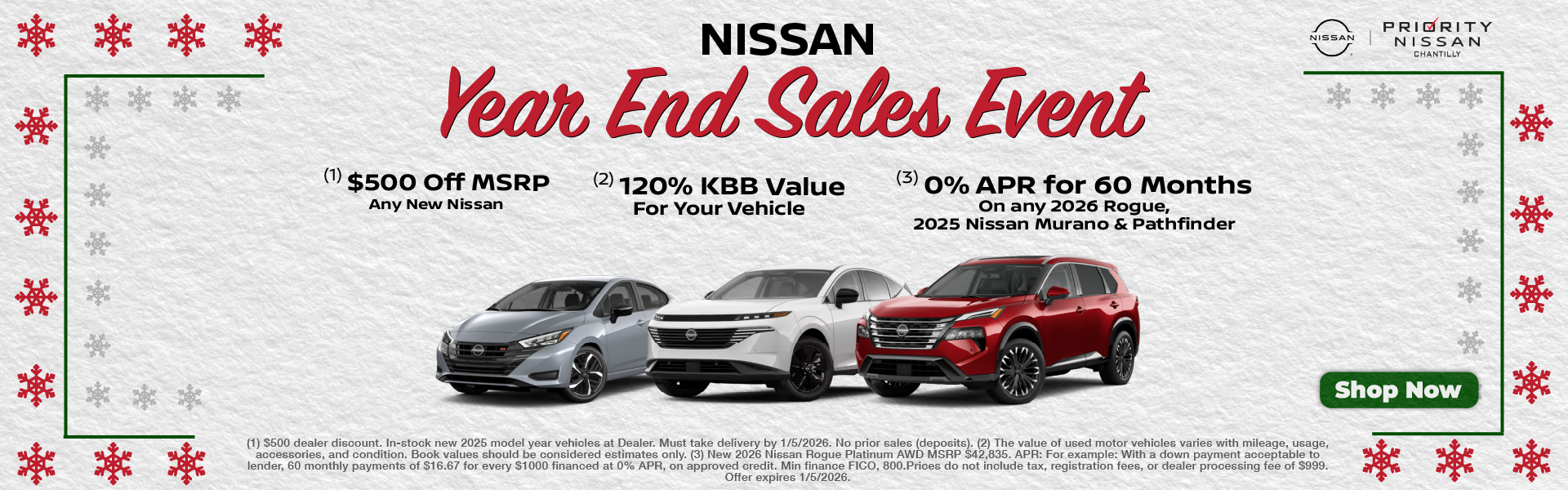 New and Used Nissan Dealership Chantilly VA | Priority Nissan Chantilly